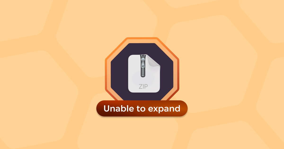How to fix unable to expand zip: Mac guide